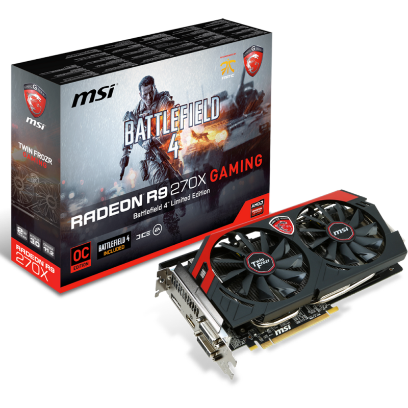 Placa video MSI Radeon R9 270X Gaming Twin Frozr OC 2GB GDDR5 256-bit ...