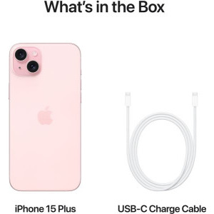 Smartphone Apple iPhone 15 Plus, 128GB, 5G, Pink - PC Garage