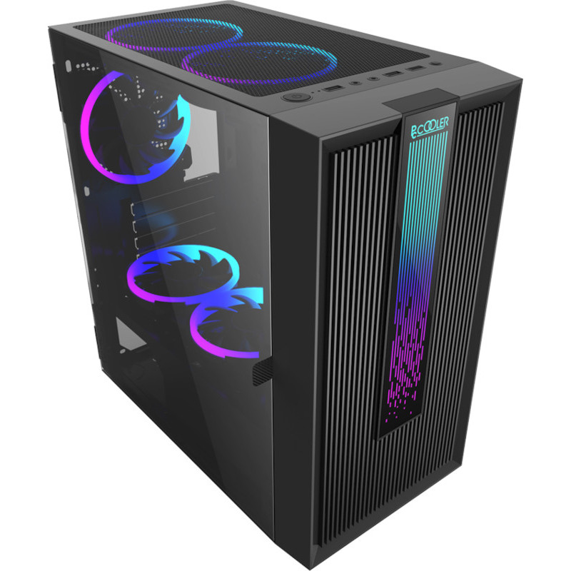 Carcasa PCCooler PLATINUM LM200 MESH RGB - PC Garage