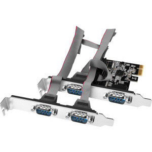 Adaptor AXAGON 1x PCI-E Male - 4x Serial Female - PC Garage