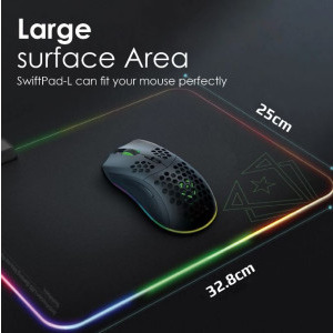 Mouse pad Vertux Swiftpad L RGB Black - PC Garage