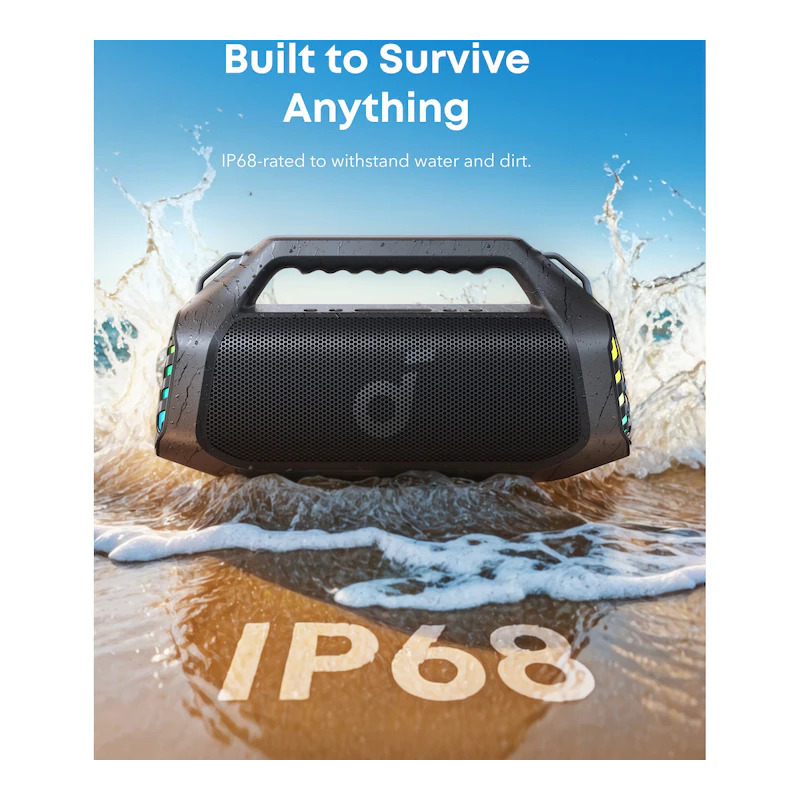 Anker SoundCore Boom 2 Pro RGB Black - PC Garage