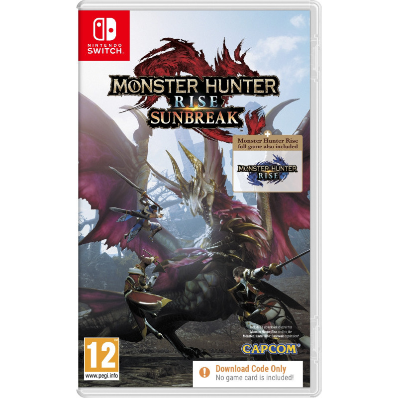 Joc Capcom MONSTER HUNTER RISE AND SUNBREAK (CODE IN A BOX) - Nintendo ...