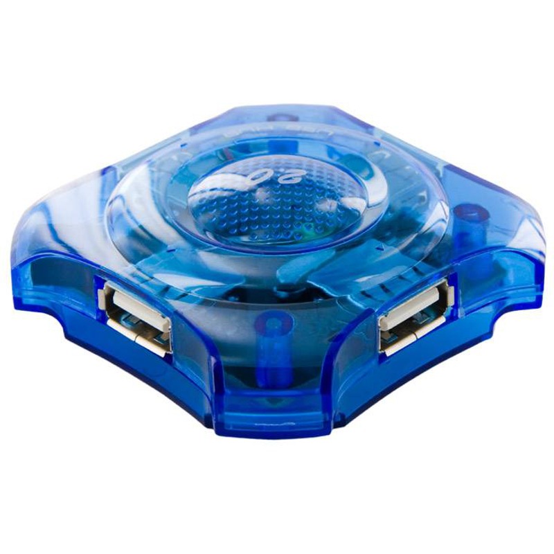 Hub USB 4World 04140 4 porturi Blue - PC Garage