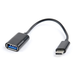 Cablu periferice Gembird OTG USB tip A 2.0 Female la USB-C 2.0 Male, 0. ...