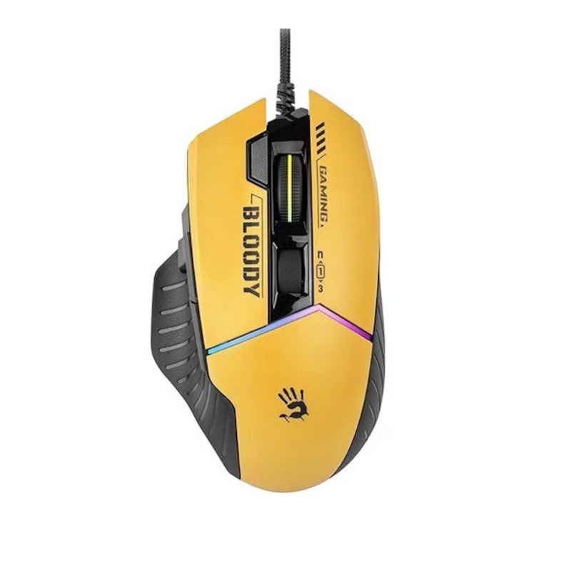 Mouse Gaming A4Tech W95 Ultra RGB Sports Lime - PC Garage