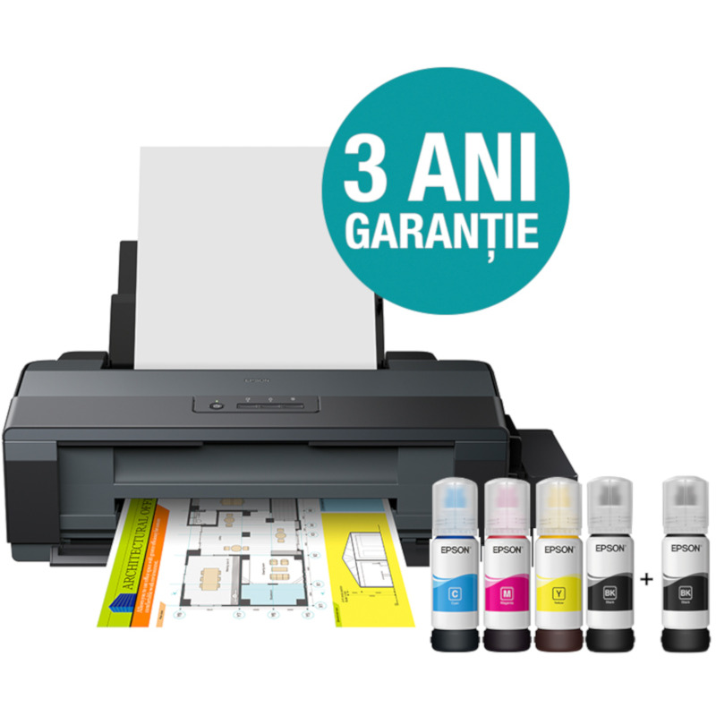 Imprimanta Epson ITS L1300, InkJet, Color, Format A3+ - PC Garage