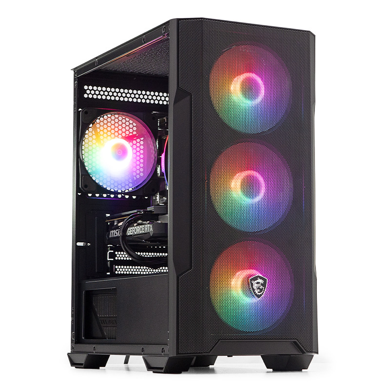 PC Gaming ZMEU Legendar Ultra Powered by MSI, AMD Ryzen 5 5600 3.5GHz, 16GB DDR4, 1TB SSD, RTX ...