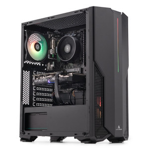PC Gaming ZMEU Legendar Powered by Lexar, AMD Ryzen 5 5500 3.6GHz, 16GB DDR4, 500GB SSD, RTX ...