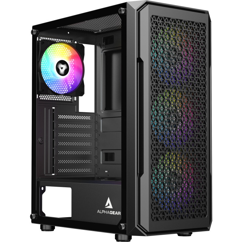 Carcasa ALPHAGEAR Runesmith black - PC Garage