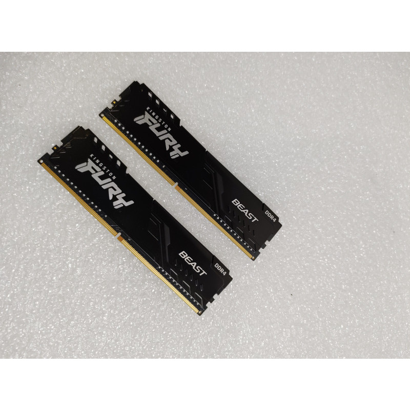 Memorie Kingston FURY Beast 16GB DDR4 3200MHz CL16 Dual Channel Kit - PC Garage